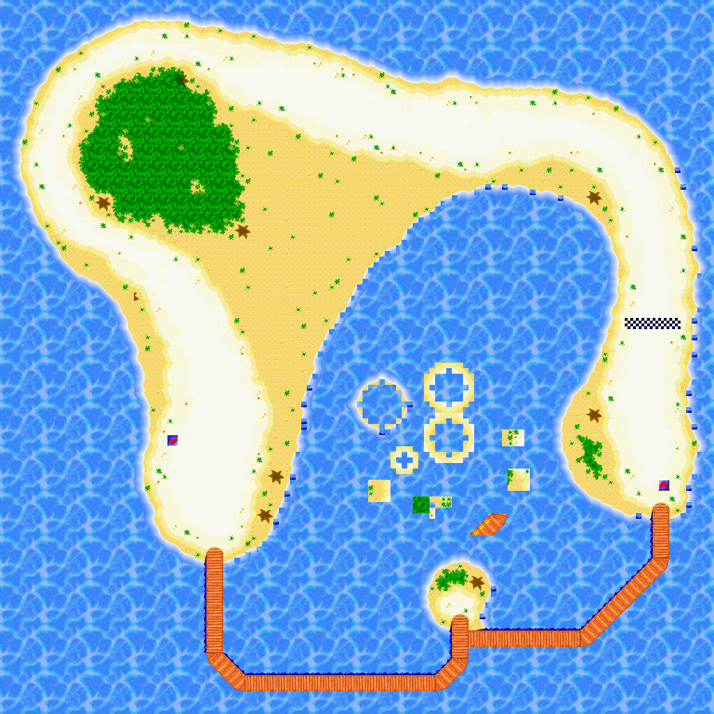 File:DKP 2001 Map - Beach Race2.png - Super Mario Wiki, the Mario ...