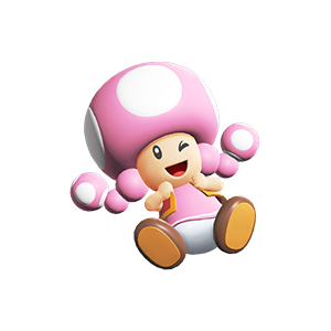 File:Toadette (CharSelect) - SMBW.png - Super Mario Wiki, the Mario encyclopedia