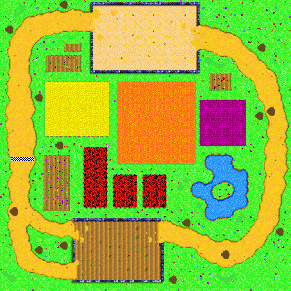 File:DKP 2001 Map - Farm Race.png - Super Mario Wiki, the Mario ...