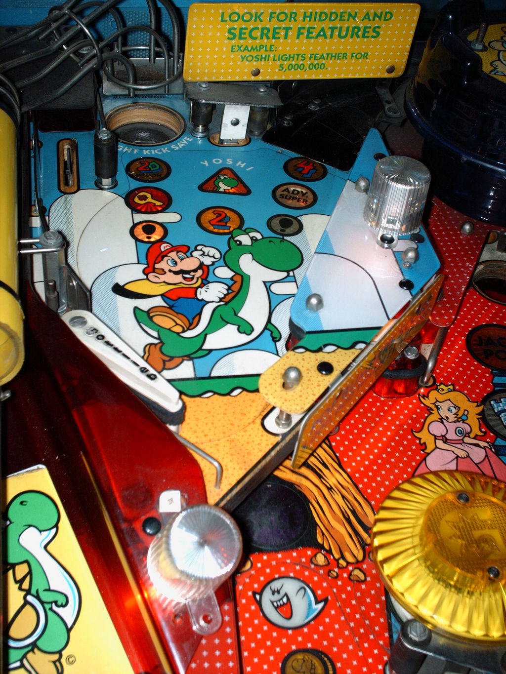 File:SMB Pinball-Yoshi Area Detail.jpg - Super Mario Wiki, the Mario ...