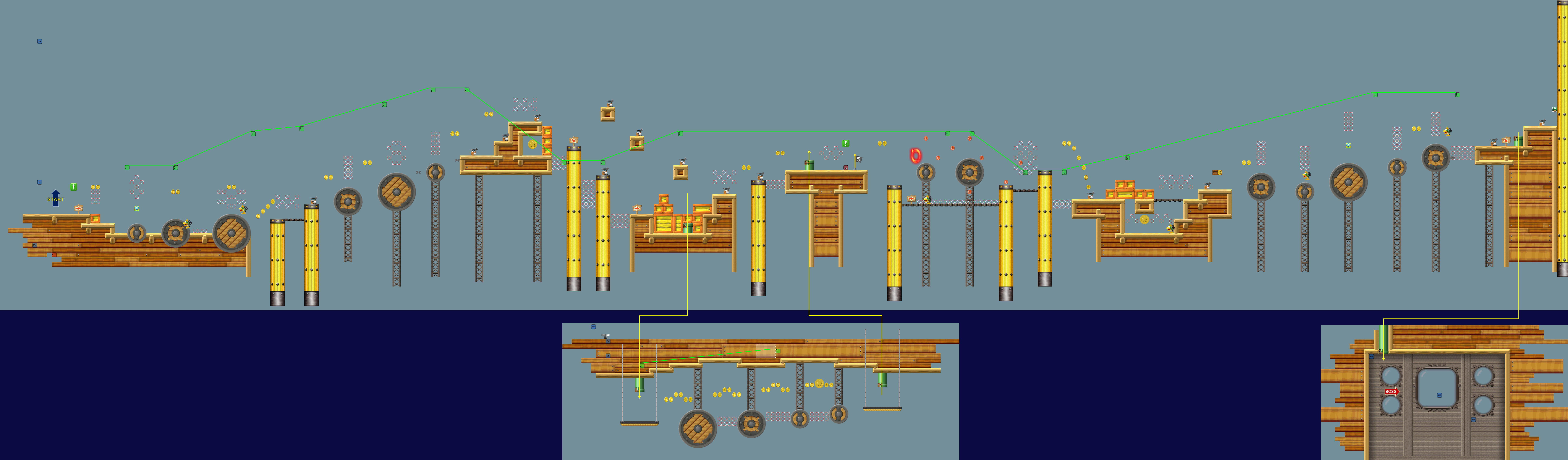 File:NSMBW World 6-A Map.png - Super Mario Wiki, the Mario encyclopedia