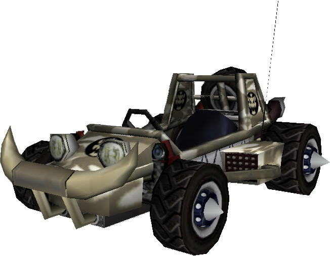 File:Offroader (Dry Bowser) Model.png - Super Mario Wiki, the Mario ...