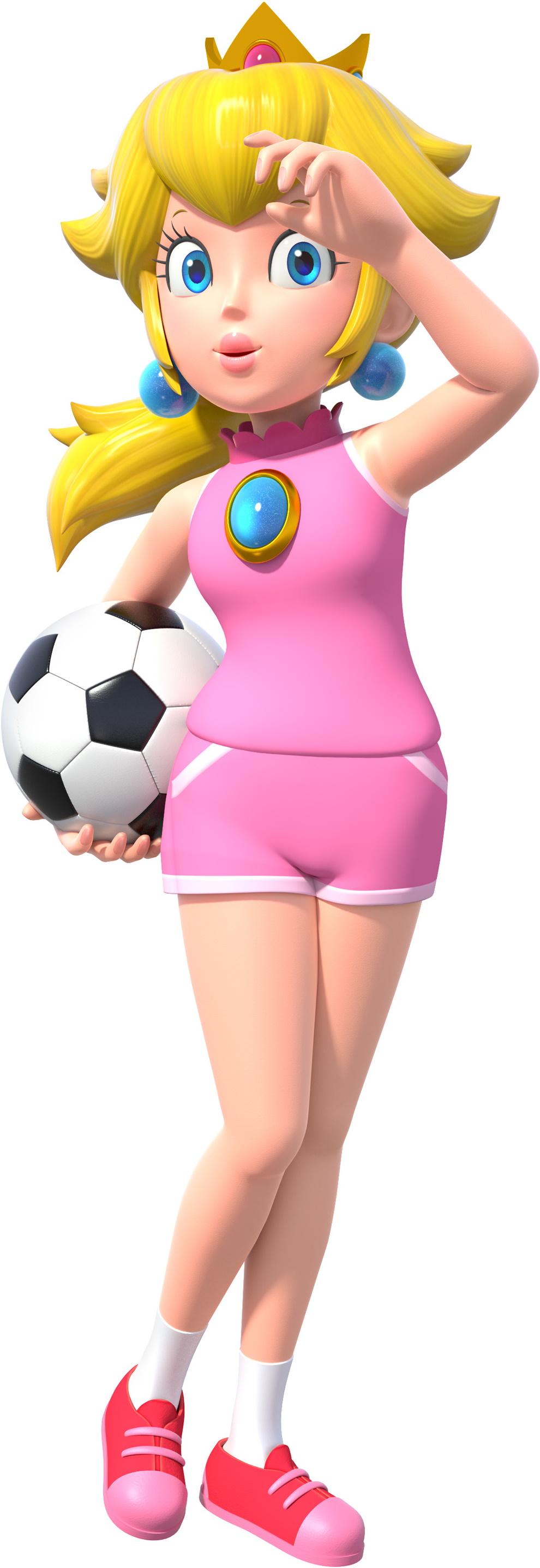 File:Peach Soccer Art.jpg - Super Mario Wiki, the Mario encyclopedia