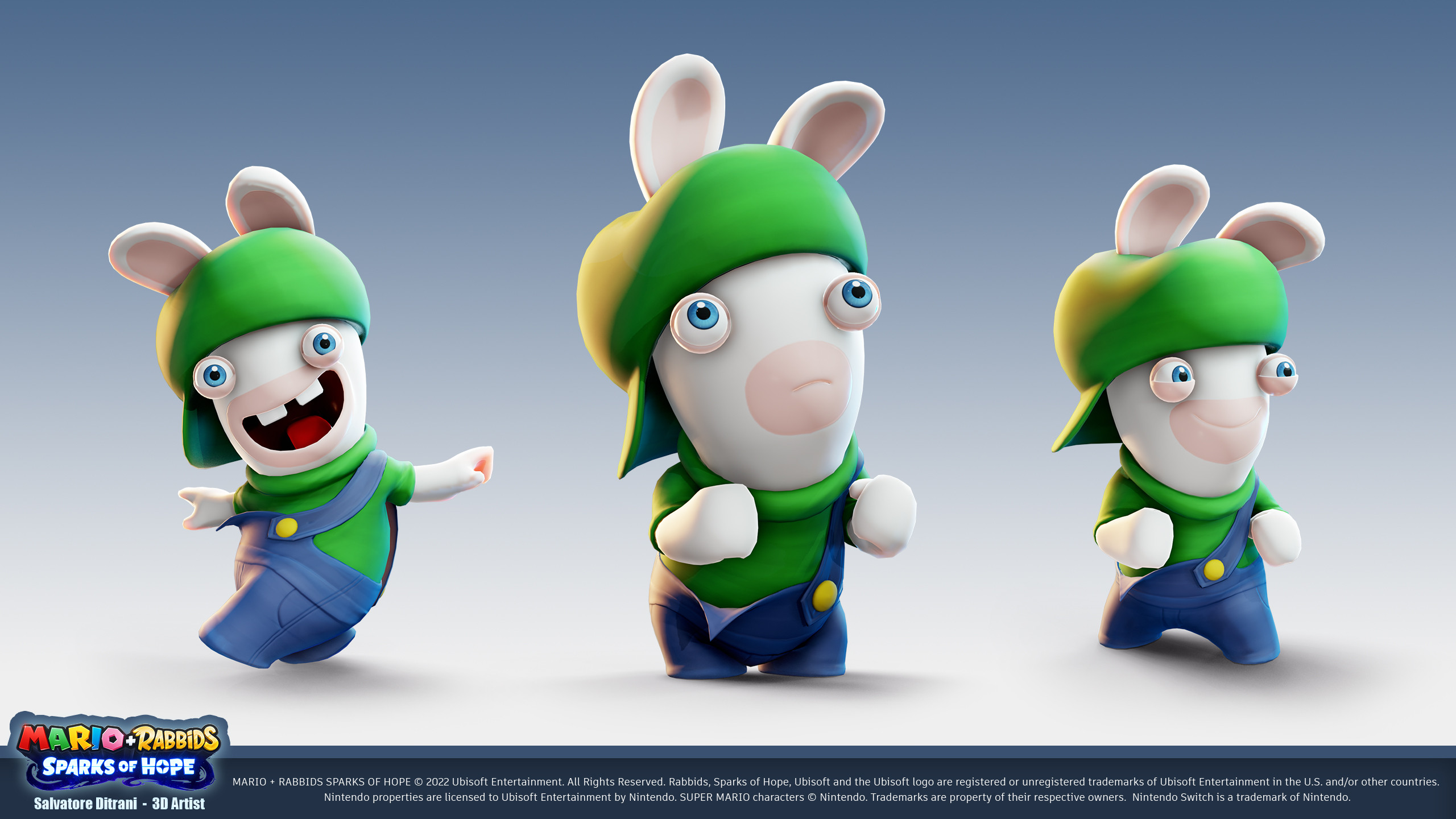 File:Ditrani Salvatore MRSOH Rabbid Luigi.jpg - Super Mario Wiki, the ...