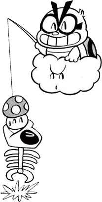 File:Lakitu and Fishbone SMKun.png - Super Mario Wiki, the Mario ...