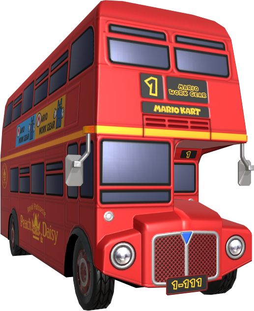 File:MK8DX Double-Decker Bus Model.png - Super Mario Wiki, the Mario ...