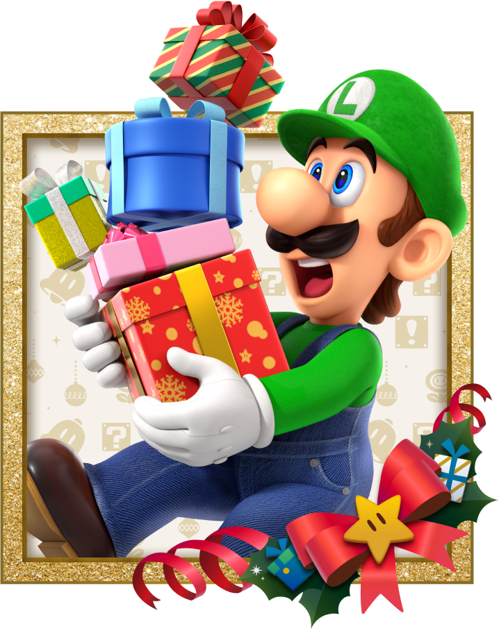 File:PN Luigi Holiday 2024 Artwork.png - Super Mario Wiki, the Mario ...