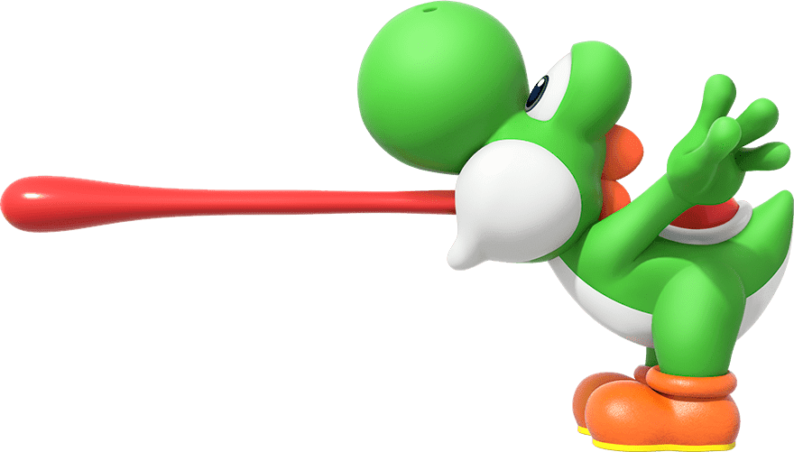 File:PN Yoshi with tongue out.png - Super Mario Wiki, the Mario ...
