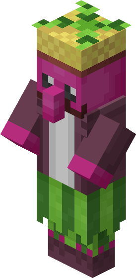 File:Minecraft Mario Mash-Up Swamp Fisherman Villager Render.png ...