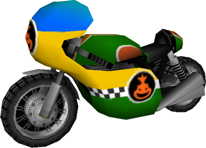 File:Mach Bike (Bowser Jr) Model.png - Super Mario Wiki, the Mario ...