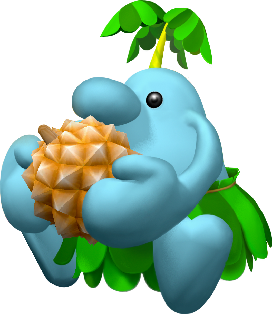 File:SMS - Blue Pianta (shadowless).png - Super Mario Wiki, the Mario ...