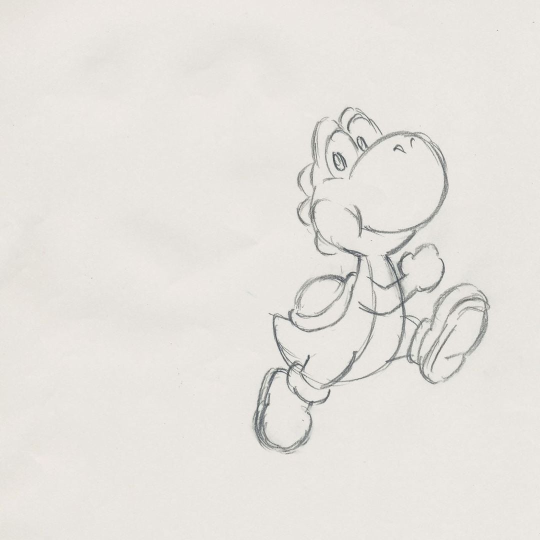 File:Instagram Masanori Sato Yoshi sketch.jpg - Super Mario Wiki, the ...