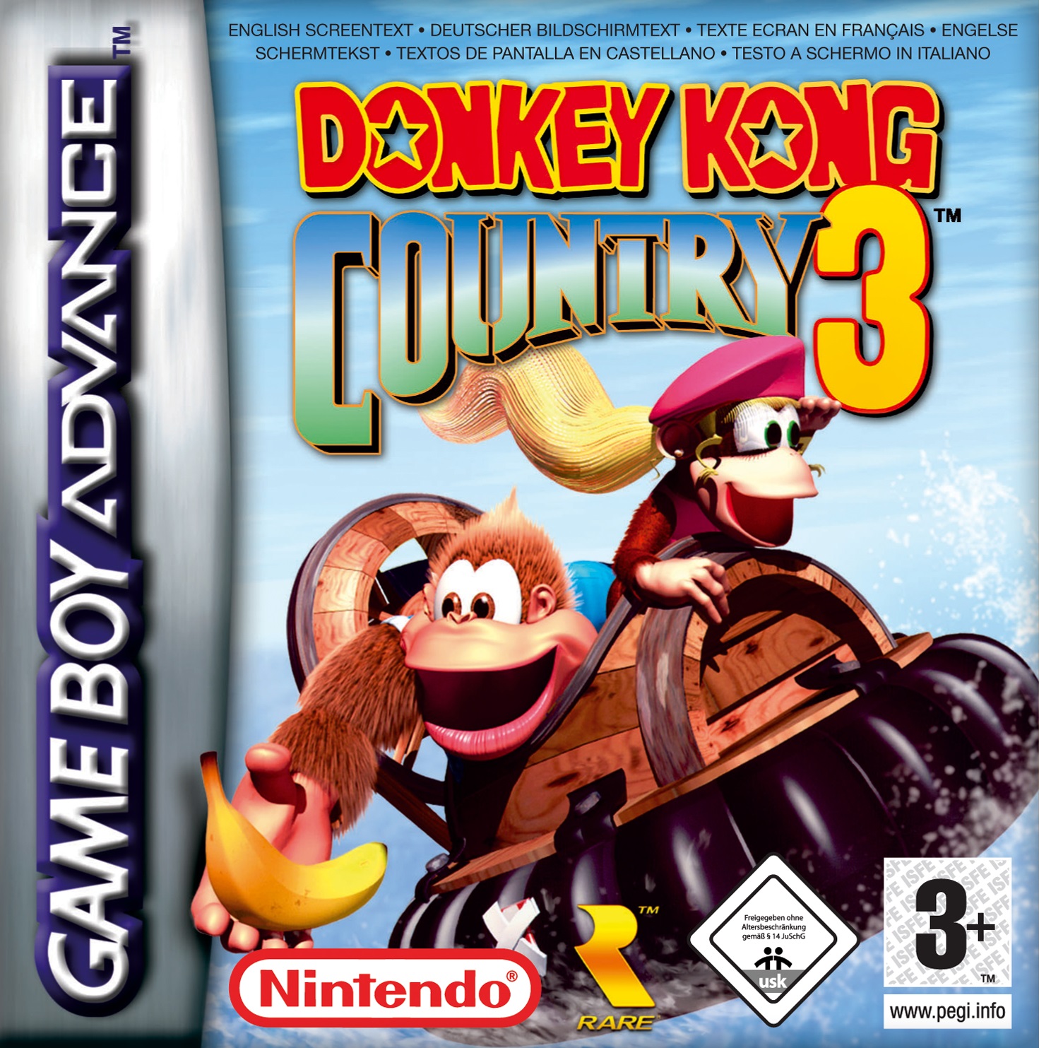 File:DKC3 GBA Europe cover art.jpg - Super Mario Wiki, the Mario ...