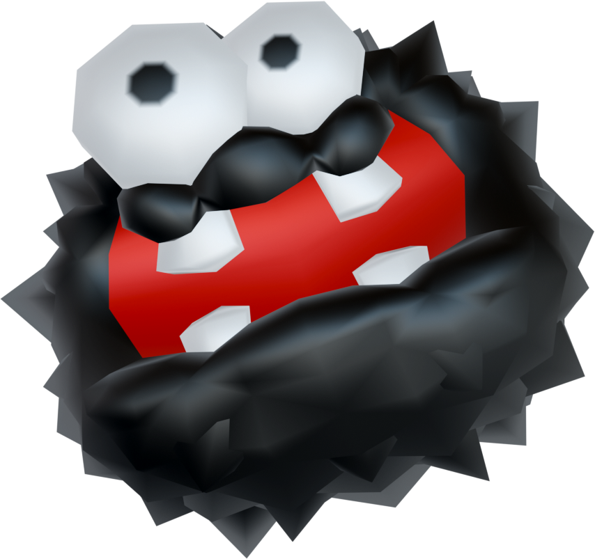 File:NSMBW Asset Model Fuzzy 1.png - Super Mario Wiki, the Mario ...
