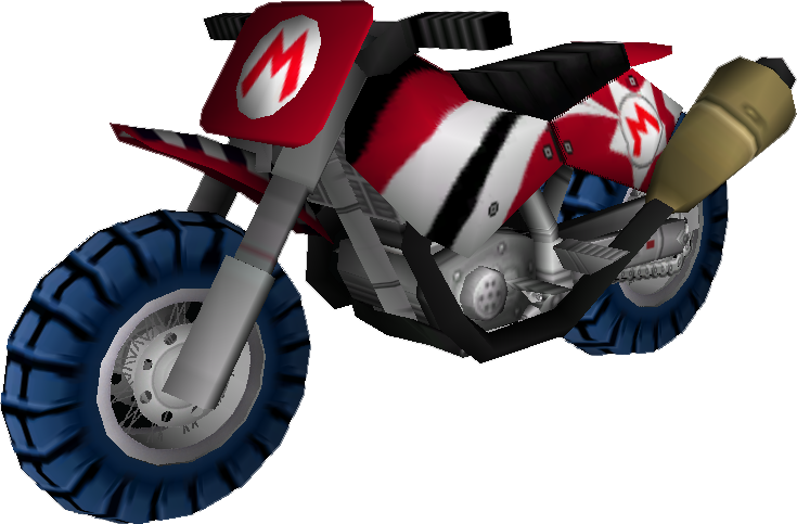 File:Standard Bike S (Baby Mario) Model.png - Super Mario Wiki, the ...