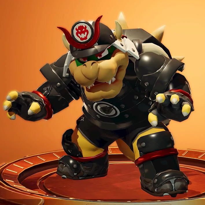 File:Bowser (Bushido Gear) - Mario Strikers Battle League.png - Super ...