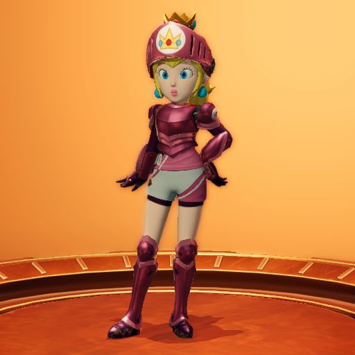 File:Peach (Knight Gear) - Mario Strikers Battle League.png - Super ...