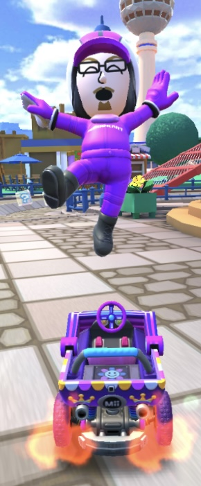File:MKT Purple Mii Racing Suit Trick3.png - Super Mario Wiki, the ...