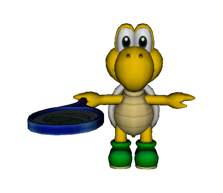 File:MPT Koopa Troopa Model.png - Super Mario Wiki, the Mario encyclopedia