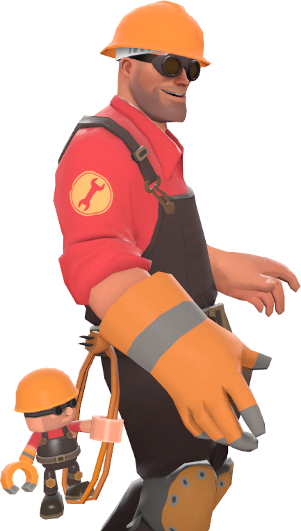 File:TF2 Mini-Engy Render.png - Super Mario Wiki, the Mario encyclopedia