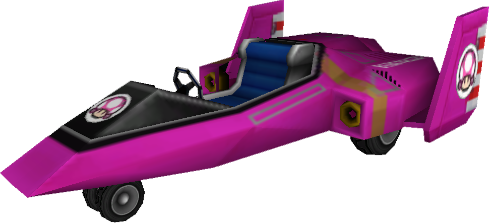 File:Blue Falcon (Toadette) Model.png - Super Mario Wiki, the Mario ...