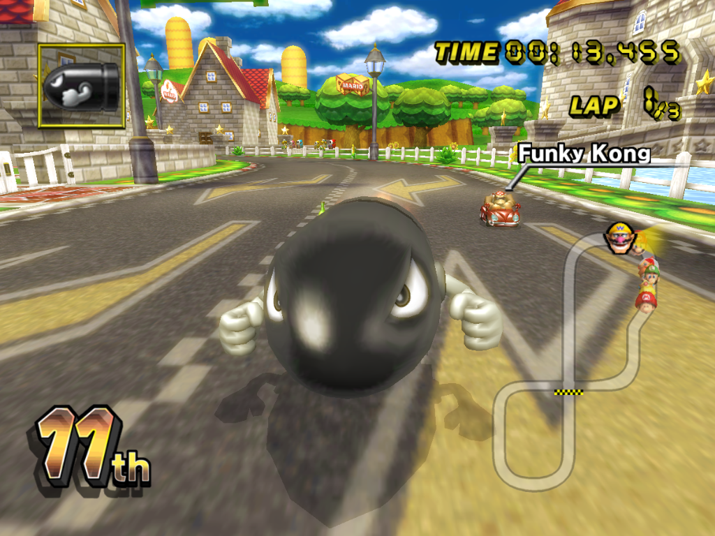 File:MKW Bullet Bill Screenshot.png - Super Mario Wiki, the Mario ...