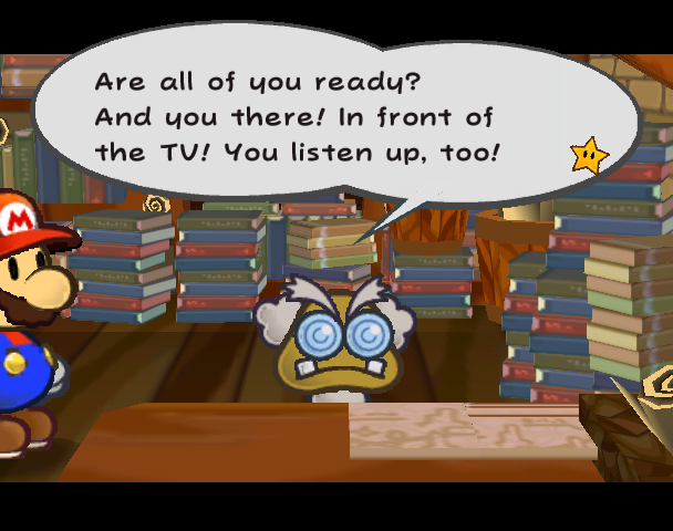 Fourth wall - Super Mario Wiki, the Mario encyclopedia