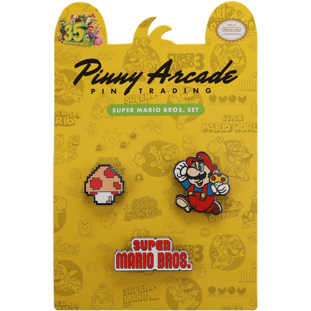 File:SMB-pa-pins-card-35th-anniversary.jpg - Super Mario Wiki, the ...