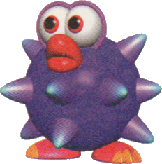 Spiked Fun Guy (Yoshi's Story) - Super Mario Wiki, the Mario encyclopedia