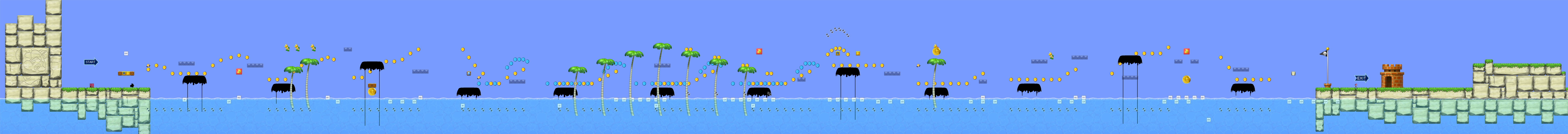 File:NSLU The Great Geysers Map.png - Super Mario Wiki, the Mario ...