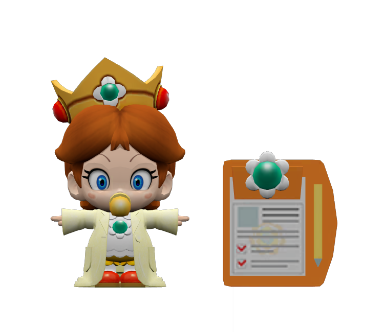 File:DMW Dr Baby Daisy Model.png - Super Mario Wiki, the Mario encyclopedia