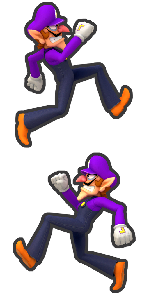File:Archer-ival - Waluigi.png - Super Mario Wiki, the Mario encyclopedia