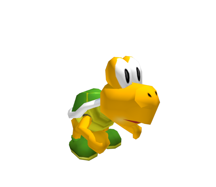 File:SSBM Koopa Troopa Model.png - Super Mario Wiki, the Mario encyclopedia