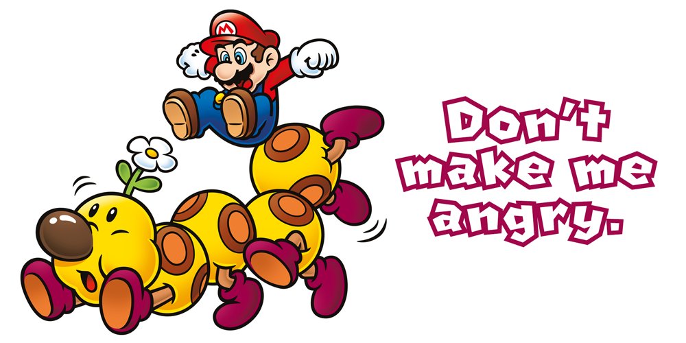 File:Wiggler Don't Make Me Angry.jpg - Super Mario Wiki, the Mario ...