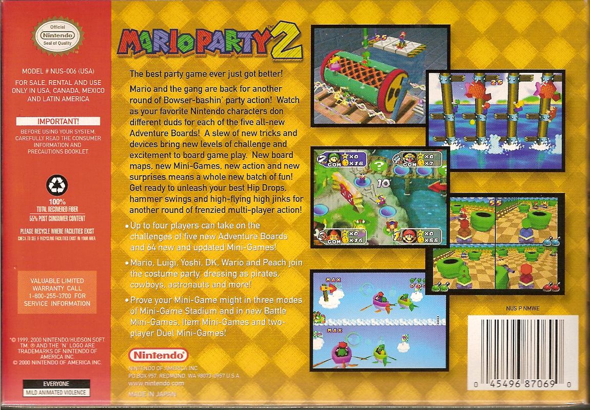 File:MP2BackAmerica.jpg - Super Mario Wiki, the Mario encyclopedia
