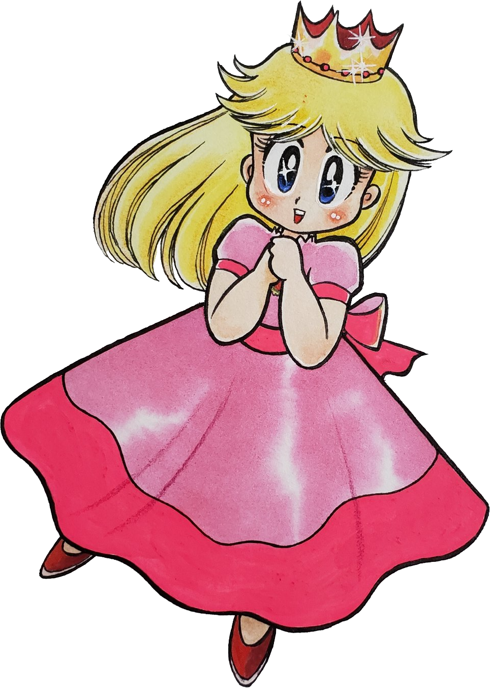 File:Peach SMB3 cover KC Mario.png - Super Mario Wiki, the Mario ...