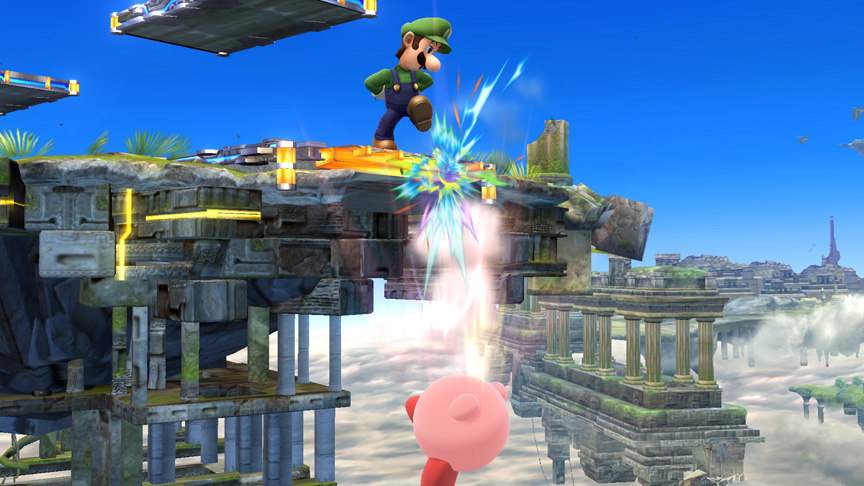 File:SSB4 Wii U - Luigi Owns Kirby.png - Super Mario Wiki, the Mario ...