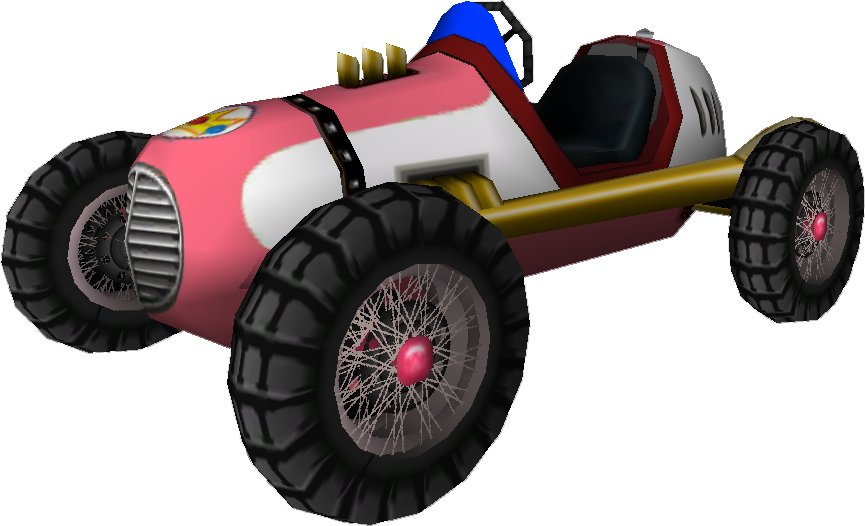 File:Classic Dragster (Peach) Model.png - Super Mario Wiki, the Mario ...