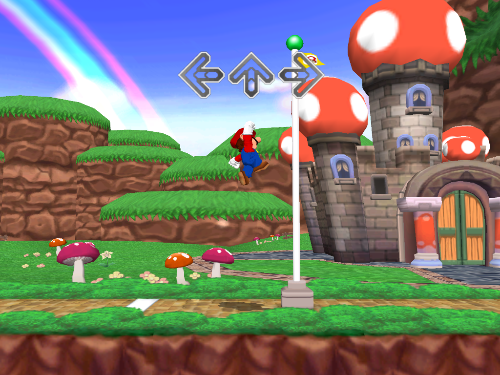 File:Flagpole Leap.png - Super Mario Wiki, the Mario encyclopedia