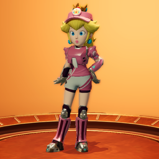 File:Peach (Cannon Gear) - Mario Strikers Battle League.png - Super ...