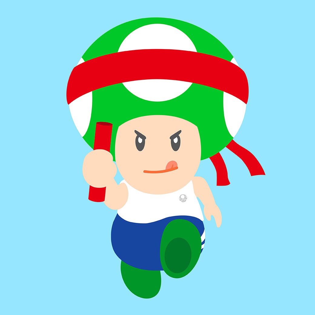 File:Kinopiokun Running.jpg - Super Mario Wiki, the Mario encyclopedia