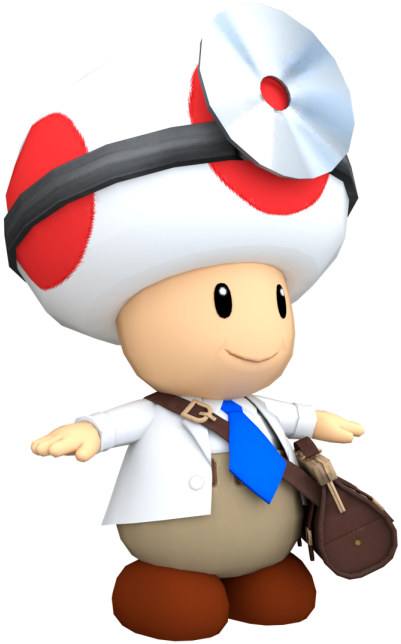 File:DMW Dr Toad Model.png - Super Mario Wiki, the Mario encyclopedia