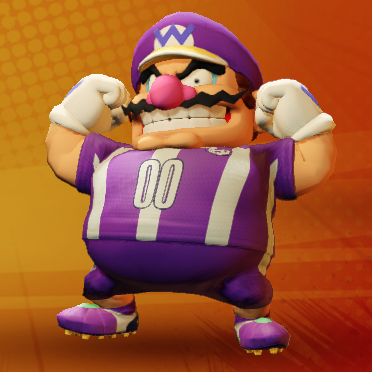 File:Wario (no gear, purple) - Mario Strikers Battle League.png - Super ...