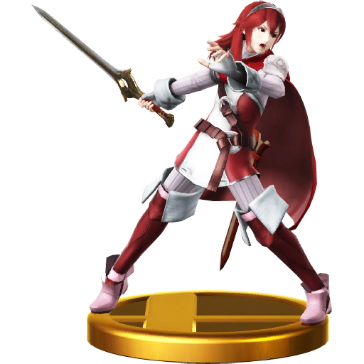 File:Lucina(alt)TrophyWiiU.png - Super Mario Wiki, the Mario encyclopedia