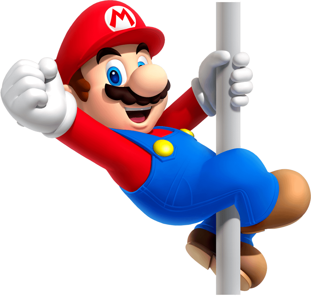 File:Mario Flagpole MPO.png - Super Mario Wiki, the Mario encyclopedia