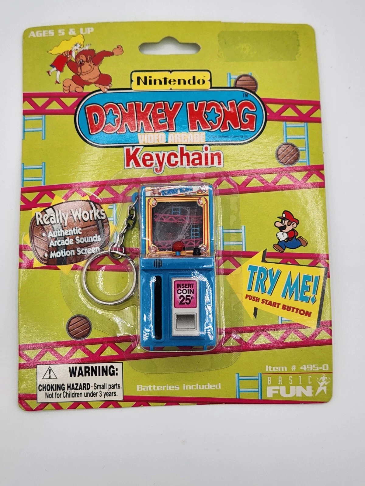 Donkey Kong Video Arcade Keychain - Super Mario Wiki, the Mario ...