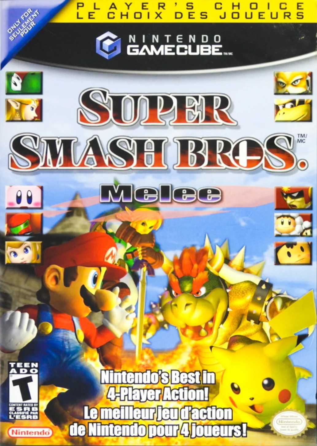 File:Player's Choice SSBM Box CAN.jpg - Super Mario Wiki, the Mario ...