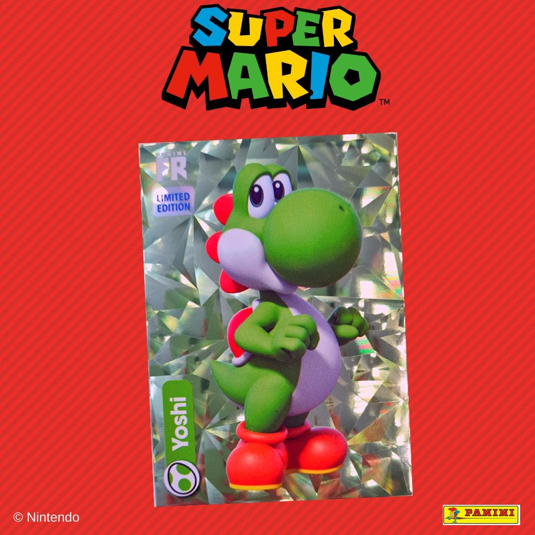File:Panini SMTCC limited edition Yoshi card.jpg - Super Mario Wiki ...