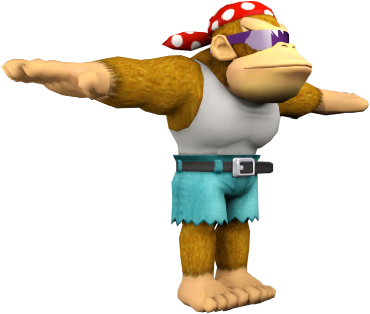 File:MKTFunkyKongModel.png - Super Mario Wiki, the Mario encyclopedia