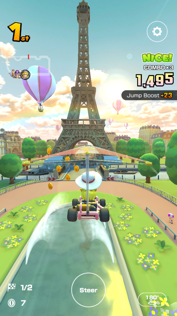 File:MKT Paris Promenade 1 Eiffel Tower.png - Super Mario Wiki, the ...